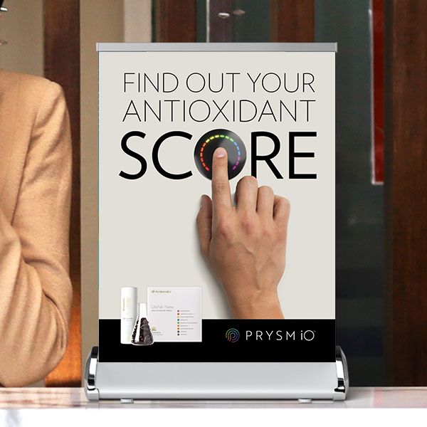 Prysm Table Top Banner – Crisp Results